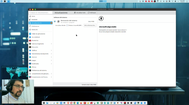 ACTUALIZO DE FEDORA 39 A FEDORA 40 CON KDE PLASMA DESPUÉS DE CUATRO ...